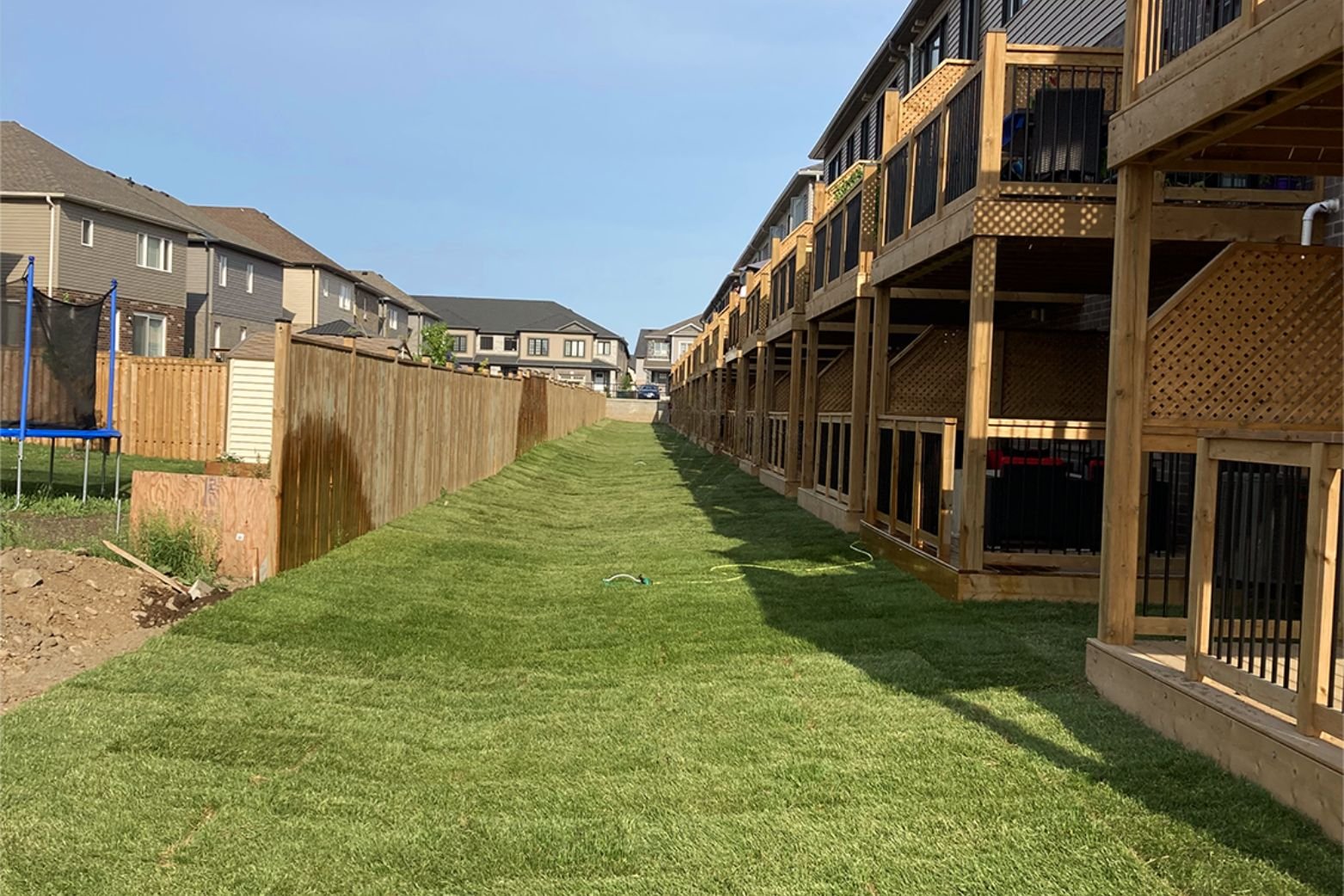 Sod Installation - Creative Landscaping & Post Holes Inc